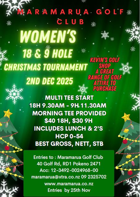 Maramarua Golf Club Inc. - We love golf as much as you!